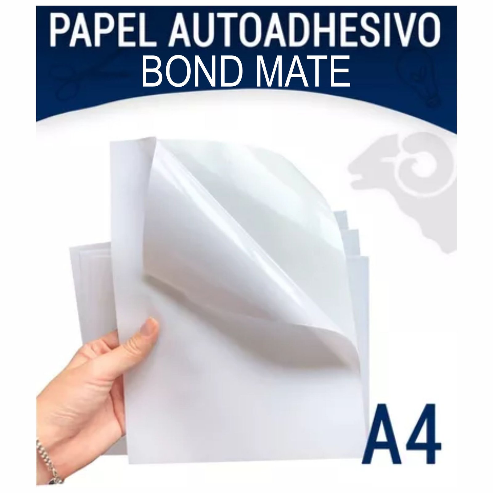 Papel Bond Adhesivo A4 – Para Impresoras de Tinta o Láser – Etiquetas ...
